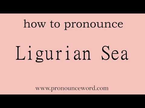 Ligurian Sea. How to pronounce the english word Ligurian Sea .Start with L. Learn from me.