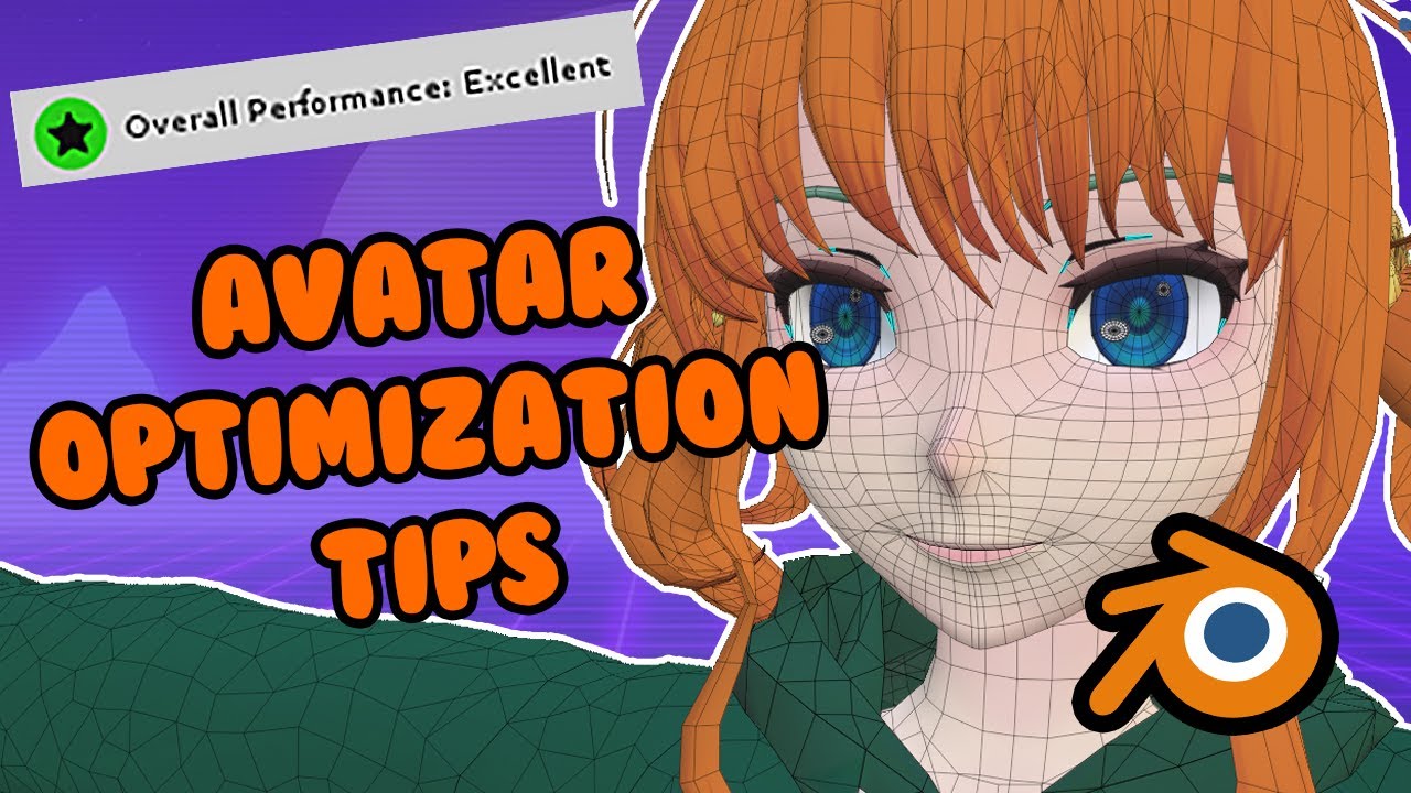 Optimization Tips for your VRChat Avatar Blender Tutorial