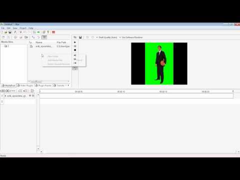 Free green screen software tutorial (Wax)
