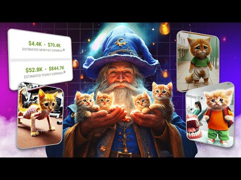 MAKE $10,000 A MONTH WITH AI CAT STORIES ON TIKTOK IN 2025!