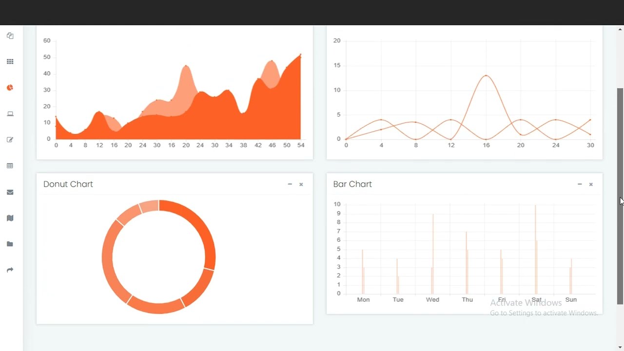 Responsive Admin Dashboard Template - Minimal Art