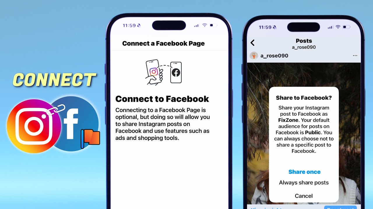 Connect Instagram to Facebook Page! [How to]