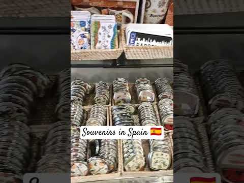 Souvenirs in Spain