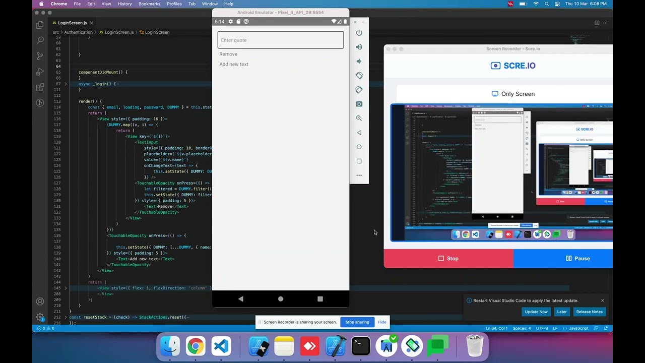 Dynamic fields in a form using react.js | reactnative | add/delete input field #reactnative #reactjs