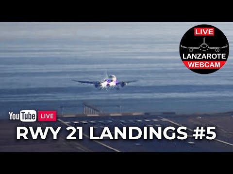 ARRIVALS on the SUNSET | Lanzarote Webcam