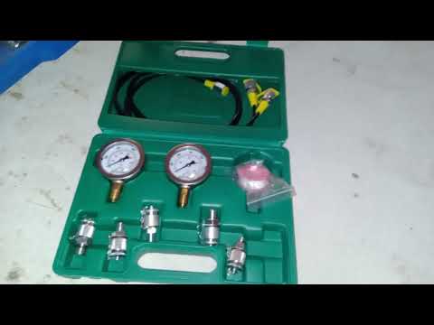 Part 1 LS MT355HE hydraulic pressure test and adjustment LL4105 loader