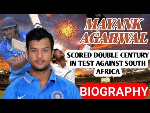 Mayank Agarwal Biography || Young Talented Batsman