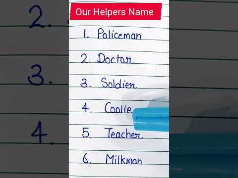 Our Helpers Name #helper #educationbybarkha