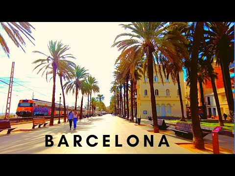 CALLE DEL MAR | BARCELONA BEACH | WALKING TOUR 2021 | Catalonia, Spain