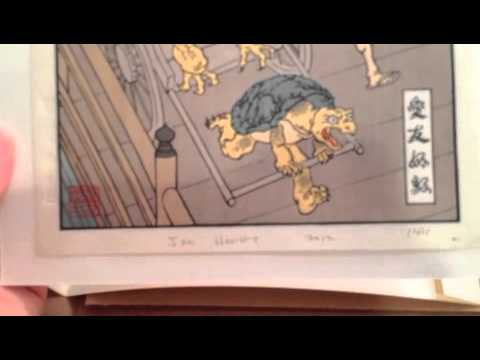Unveiling my Ukiyoe Heroes Print, from Jed Henry