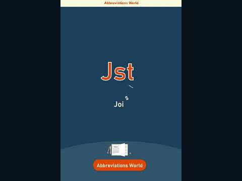 Jst Abbreviation stands for, Jst Abbreviation Full Form, What does Jst mean - Abbreviations World