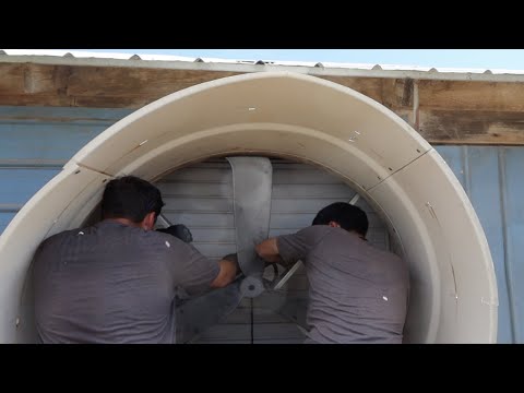 Fixing Chicken House Fans | Replacing Fan Bearings and Installing A New Fan Motor