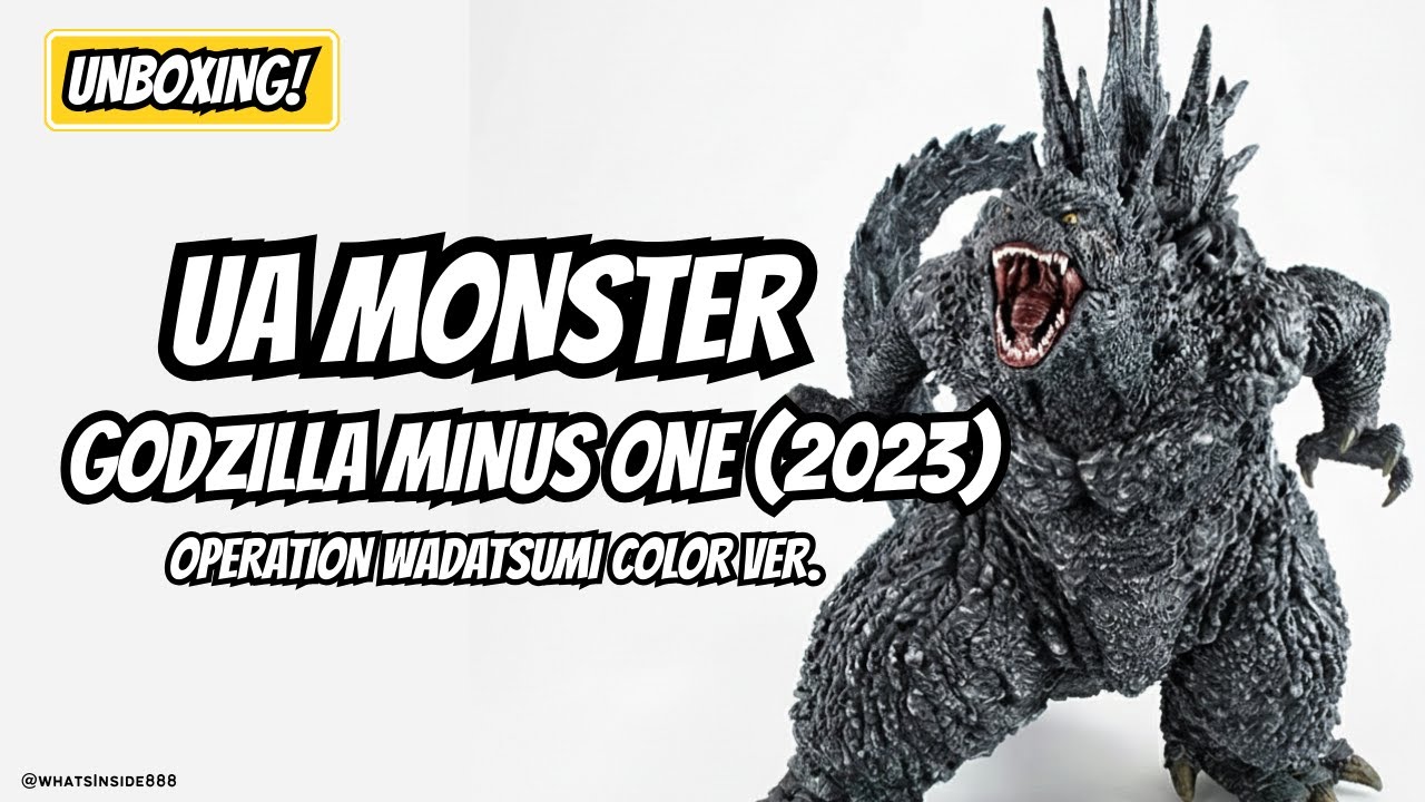 FINALLY HERE!  UA MONSTER Godzilla Minus One (2023) Operation Wadatsumi Ver. Unboxing