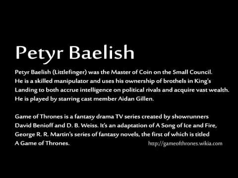 How to pronounce - Game of Thrones - Petyr Baelish