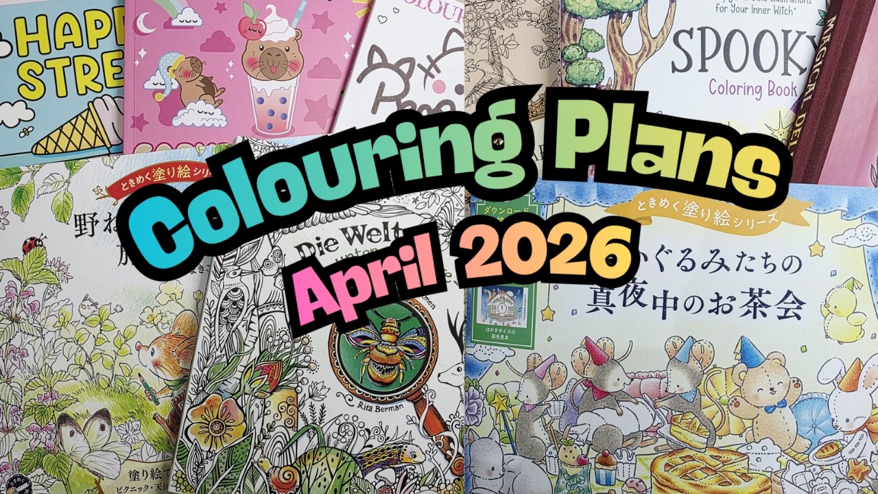 Spring Colouring Book Plans 🌼 April 2026 Coloring Pages I’m Excited To Start! 💗💜💗