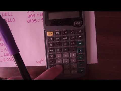 Calculators Communicate Through Numbers
