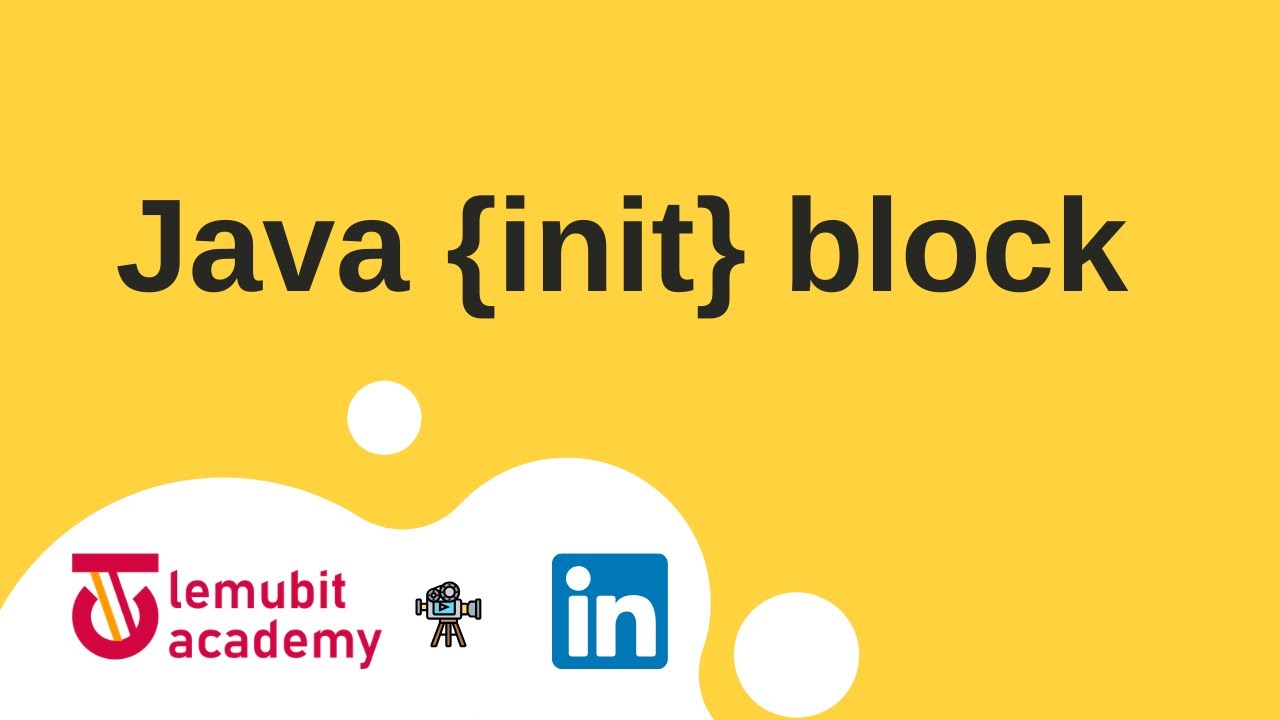 Java Initialization Blocks