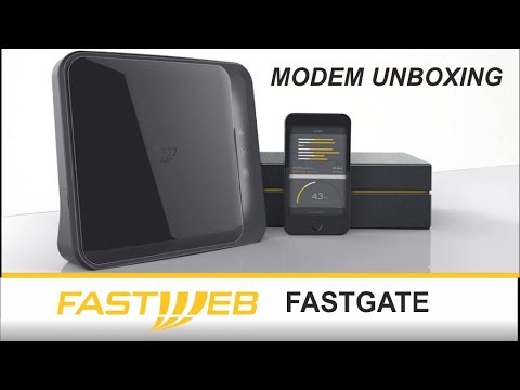 Unboxing FastGate modem di Fastweb