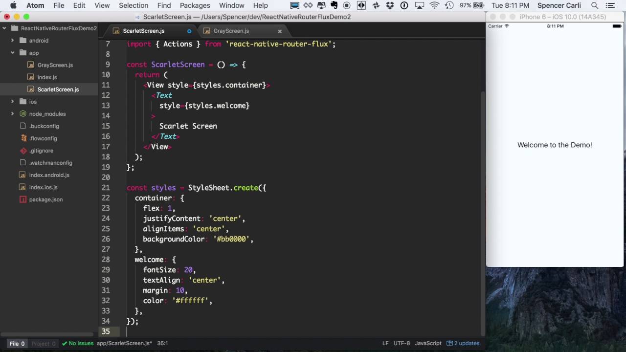 React Native Basics: Using react-native-router-flux Part 1 - Project Config