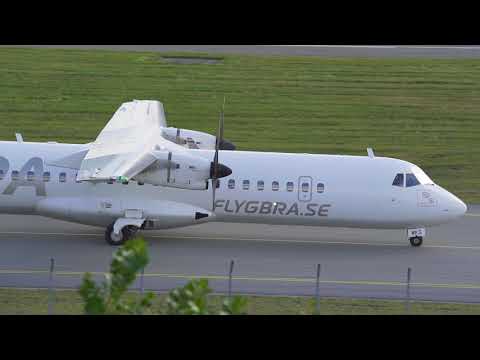 Sweden, Stockholm, Bromma Airport, BRA landing