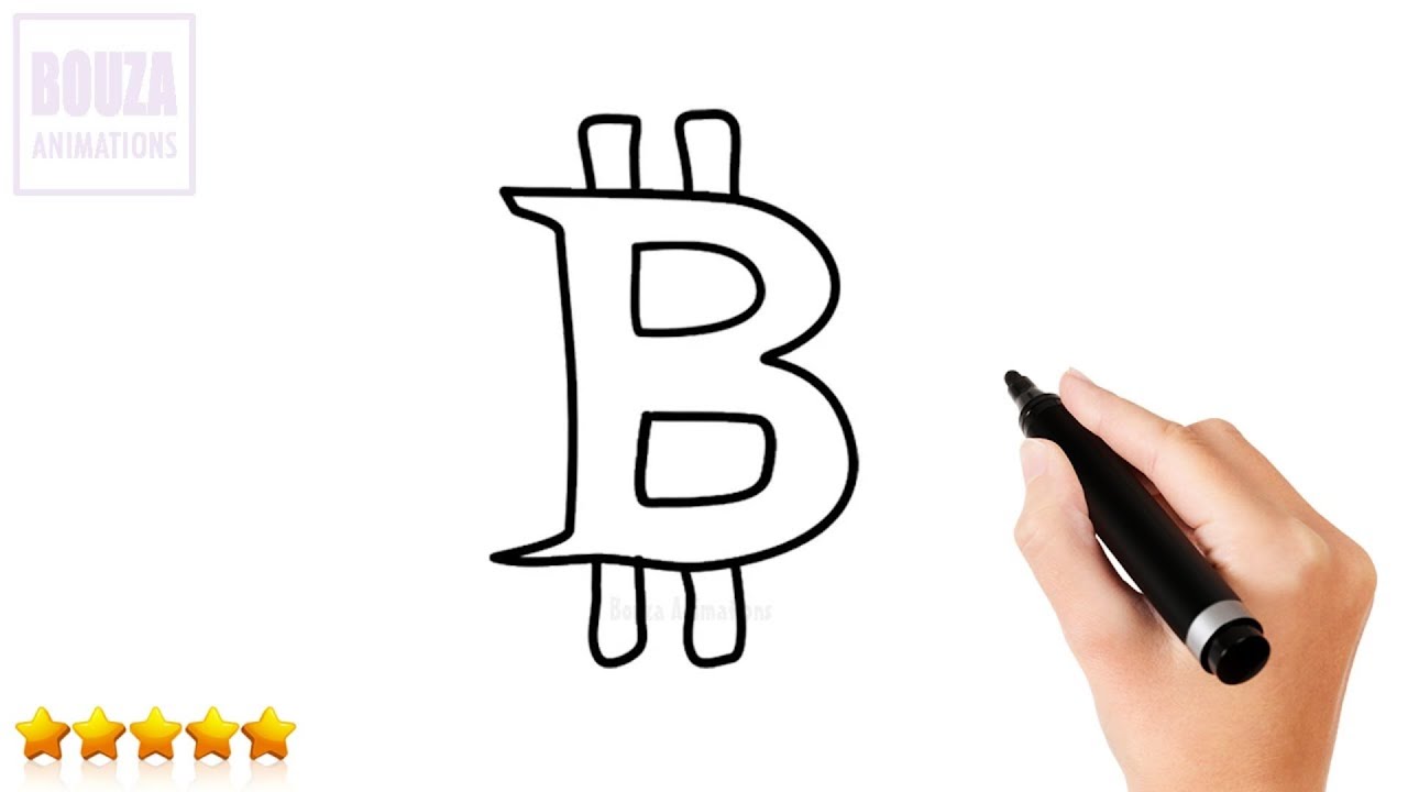 Easy Bitcoin Logo Drawing Tutorial for Beginners
