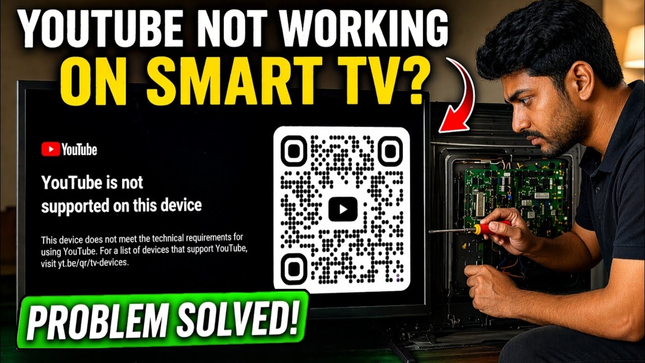 Youtube Is Not Supported On This Device Smart Tv | Smart Tv Te Youtube Problem | Youtube Not Working