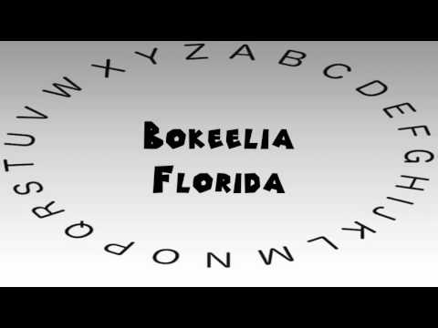 How to Say or Pronounce USA Cities — Bokeelia, Florida