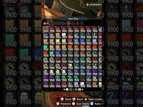 Materials-Monster Hunter Rise Sunbreak Save Editor MHRise Sunbreak Save Modding MHRS Save Edit
