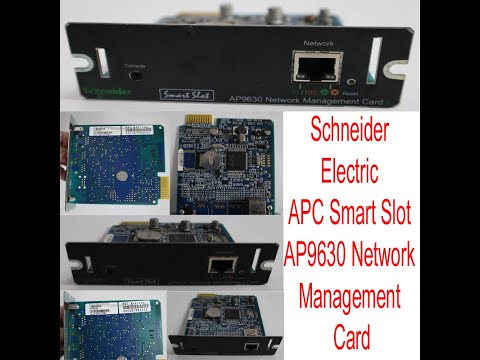 APC Schneider Electric UPS Smart Slot Network Management Card 2 Model #: AP9630