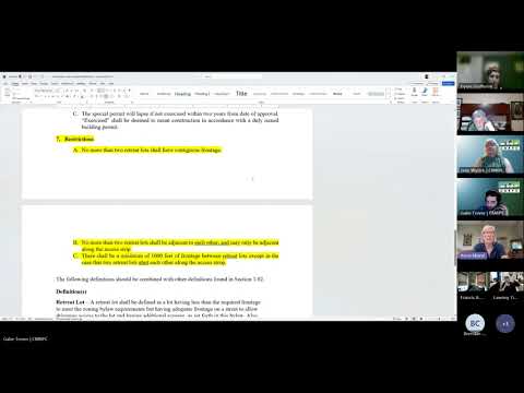 2025 6 17 Zoning By-Law Review Committee