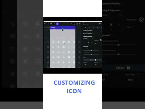 FLUTTERFLOW - CUSTOMIZING ICON #flutterflow #videotutorial #flutter