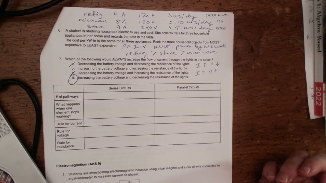 Physics spring final exam study guide  Circuits 2