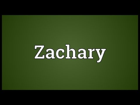 Zachary Meaning