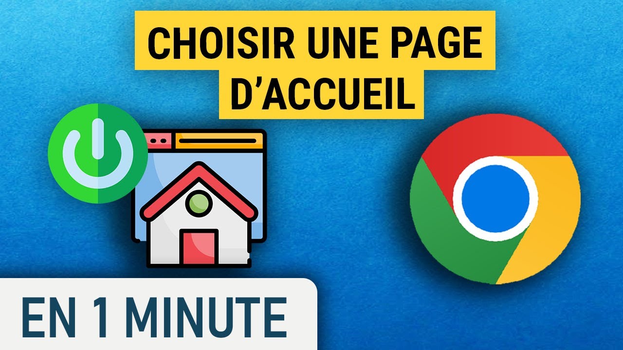 Définir une page d'accueil au démarrage de Chrome