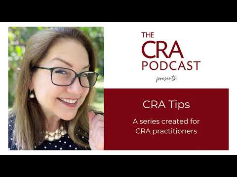 Three Documents You Must Have for Your CRA Program