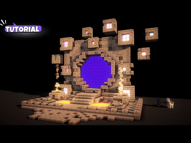Futuristic Nether Portal #6 Minecraft Map