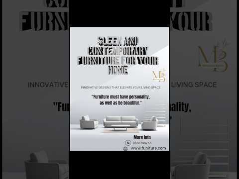 #minimalist #furniture #design #poster  in #canva #canvafree