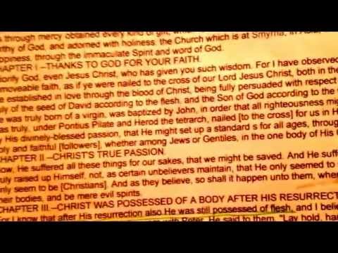 What does "catholic" mean? Ignatius of Antioch