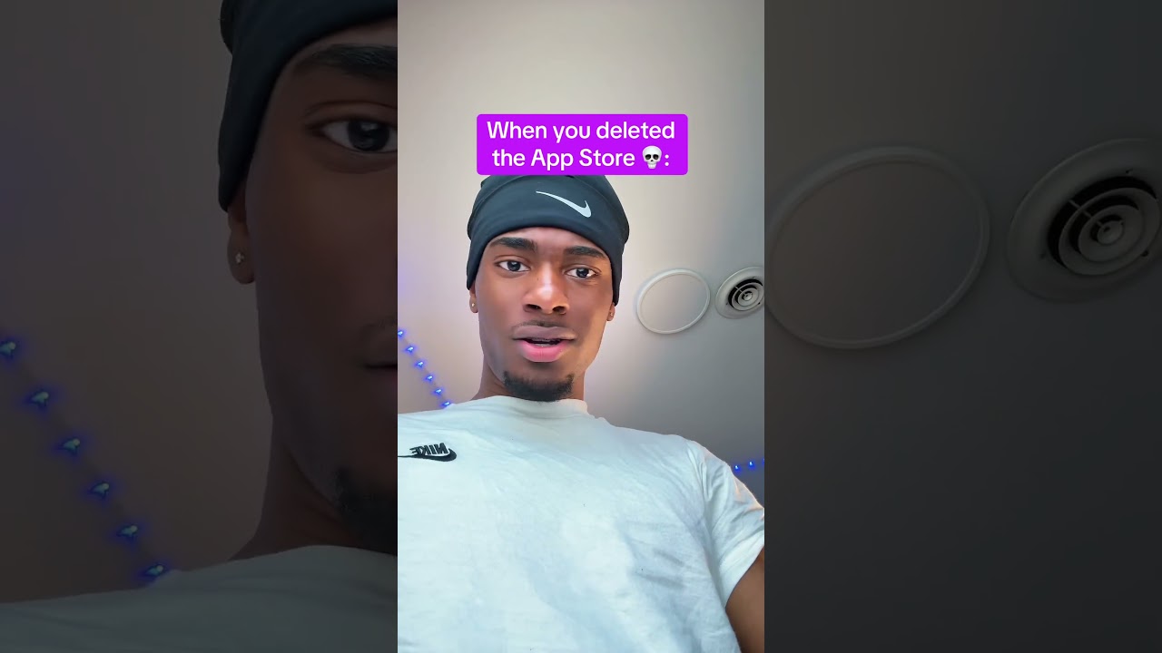 When you delete the App Store 💀