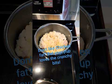 chicken fat, used as dog treats. #cooking #listentoyourmom #bluecrew