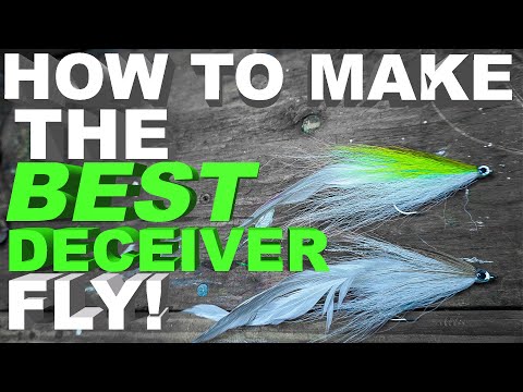 HOW TO MAKE THE BEST DECEIVER FLY!!!! (Bucktail Deceiver)
