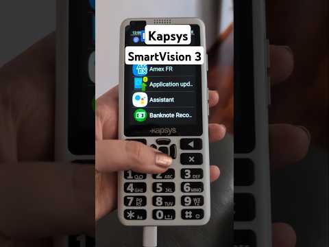 Blind & visually impaired phone | #smartphone #lowvision #kapsys #smartvision3 #blind