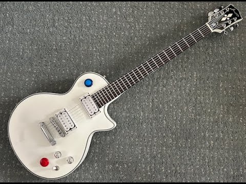Firefly Buckethead Baritone Single Cut 2024 - Alpine White | Reverb