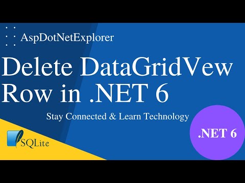 Learn How to Delete Selected Row from DataGridView in NET 6 | Refresh C DataGridView | Remove ...