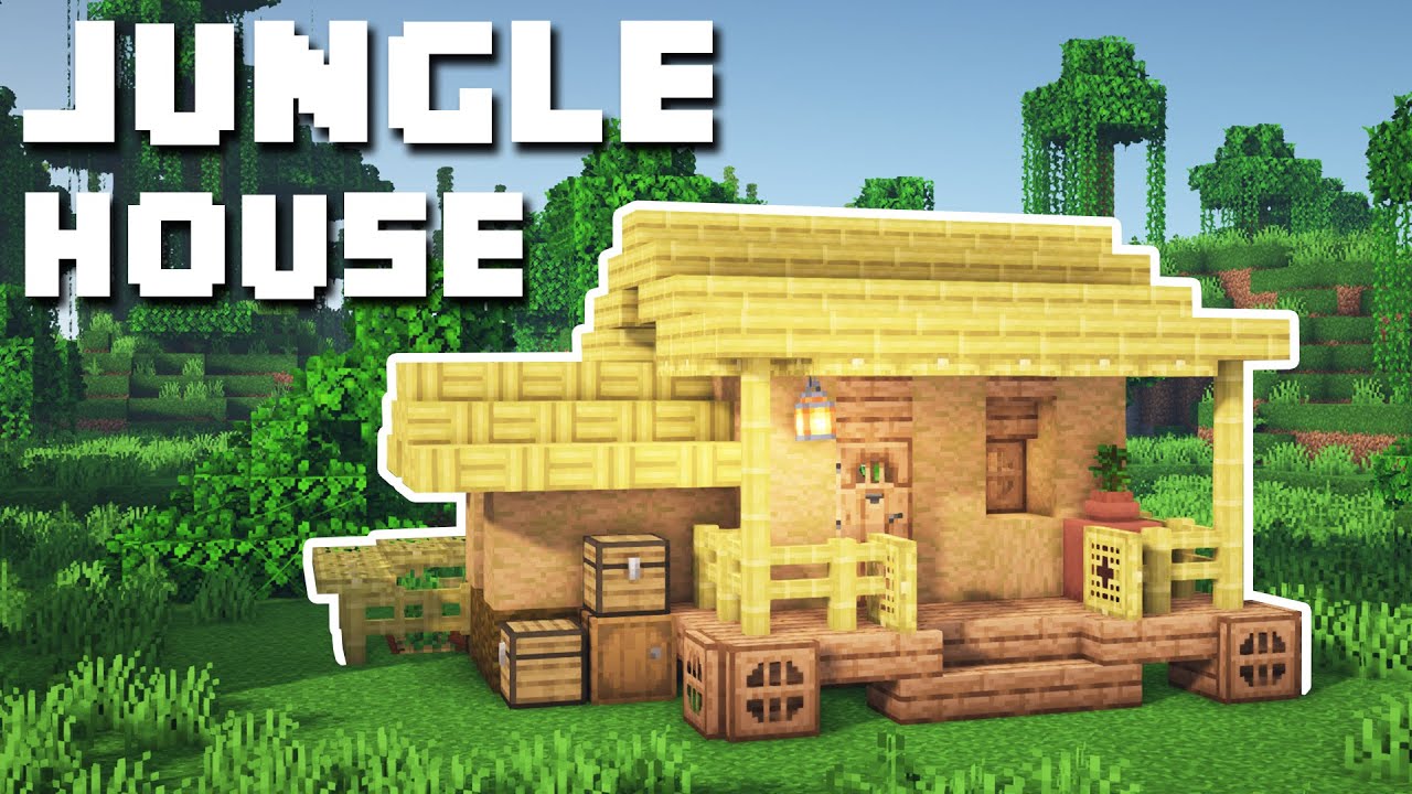 Minecraft - Jungle House Tutorial (How to Build) - Minecraft Builders