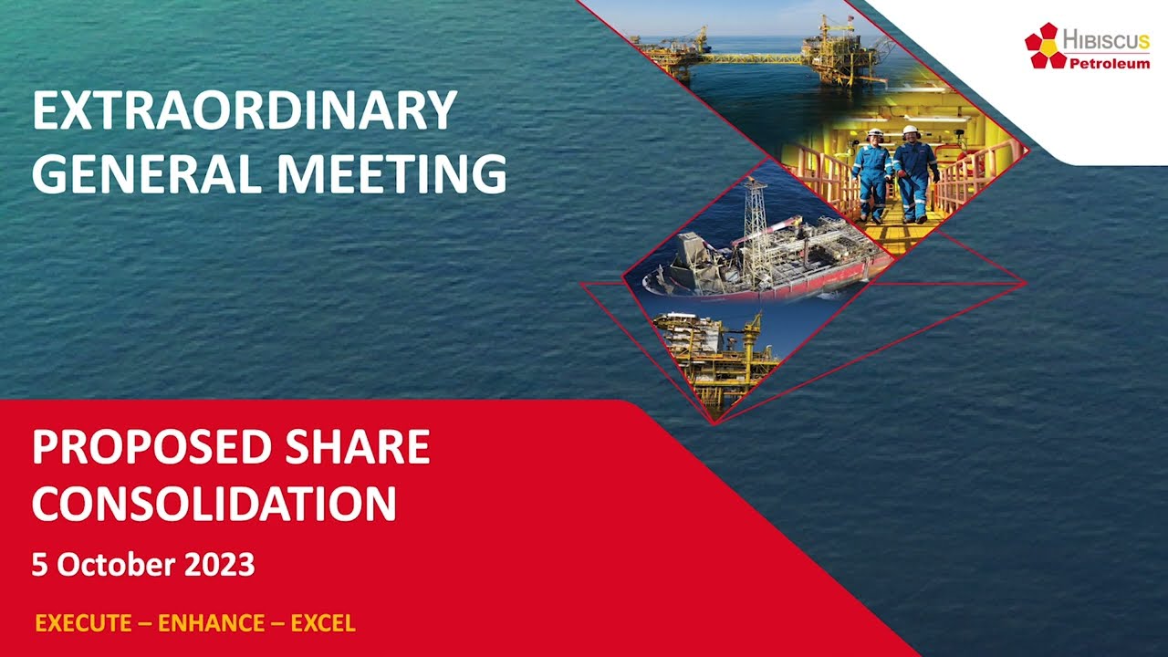 Extraordinary General Meeting Presentation - 5 October 2023