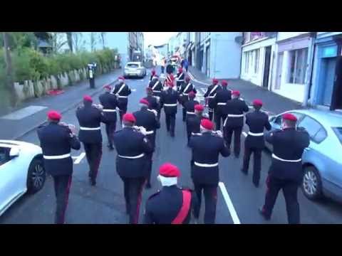 Skeogh FB (P2) Lambeg Orange & Blue Parade 20-8-2016
