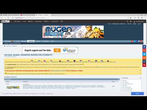 Mugen Tutorial ~2 Adding Characters
