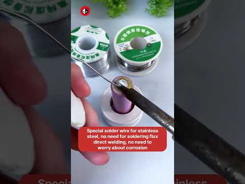 Special solder wire for stainless steel, no need for soldering flux, direct welding, no need to