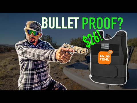 CHEAPEST Body Armor... Does it STOP Bullets?